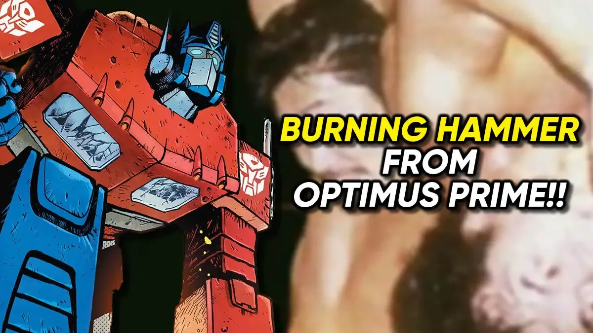 Optimus Prime Hits A Burning Hammer In Transformers #3